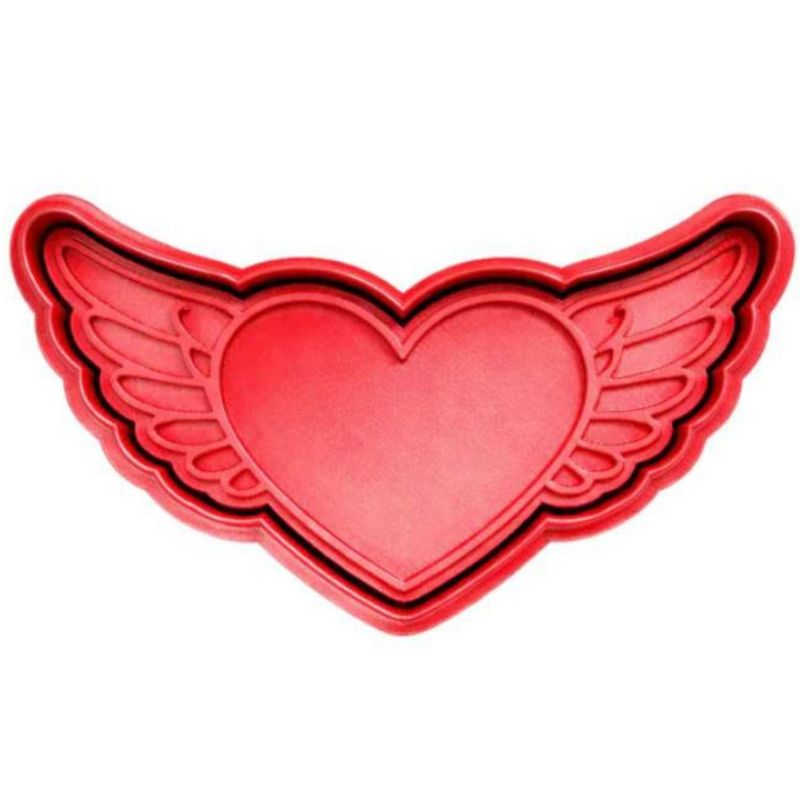 Cortador bolachas coraçao com asas – Party Land